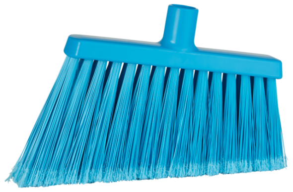 Split Bristle Angle Head Broom, 11.4", Blue 29163 | Vikan