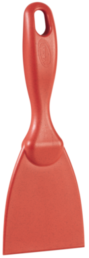 Hand Scraper, Metal Detectable, 75 mm, Red 40624 | Vikan